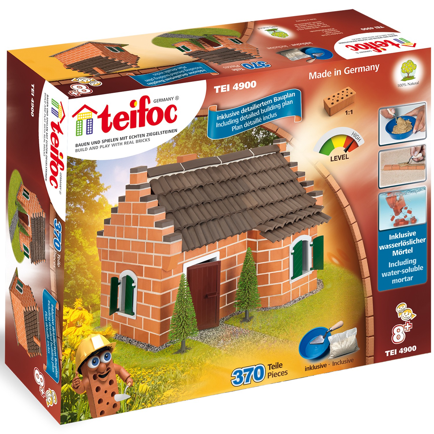 Bouwdoos - historisch huis - 370 onderdelen | New Classic Toys