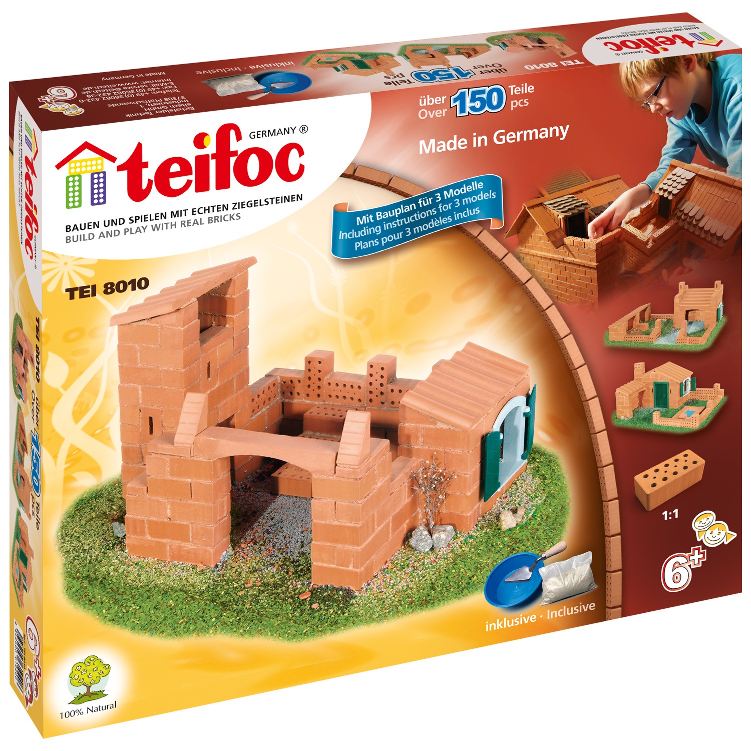 Bouwdoos - kasteel - 150 onderdelen | New Classic Toys